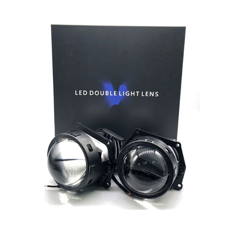 Projector Bi-LED ของแท้ (LEDแท้) ขนาด 3" 12v 60W 6000K ใช้ได้กับรถยุโป ...