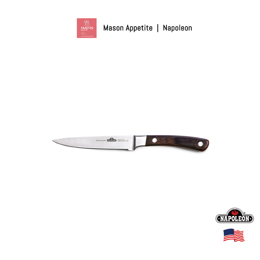55208 Napoleon PRO Steak Knife มีดสเต็ก นโปเลียน มีดสแตนเลส | Shopee ...