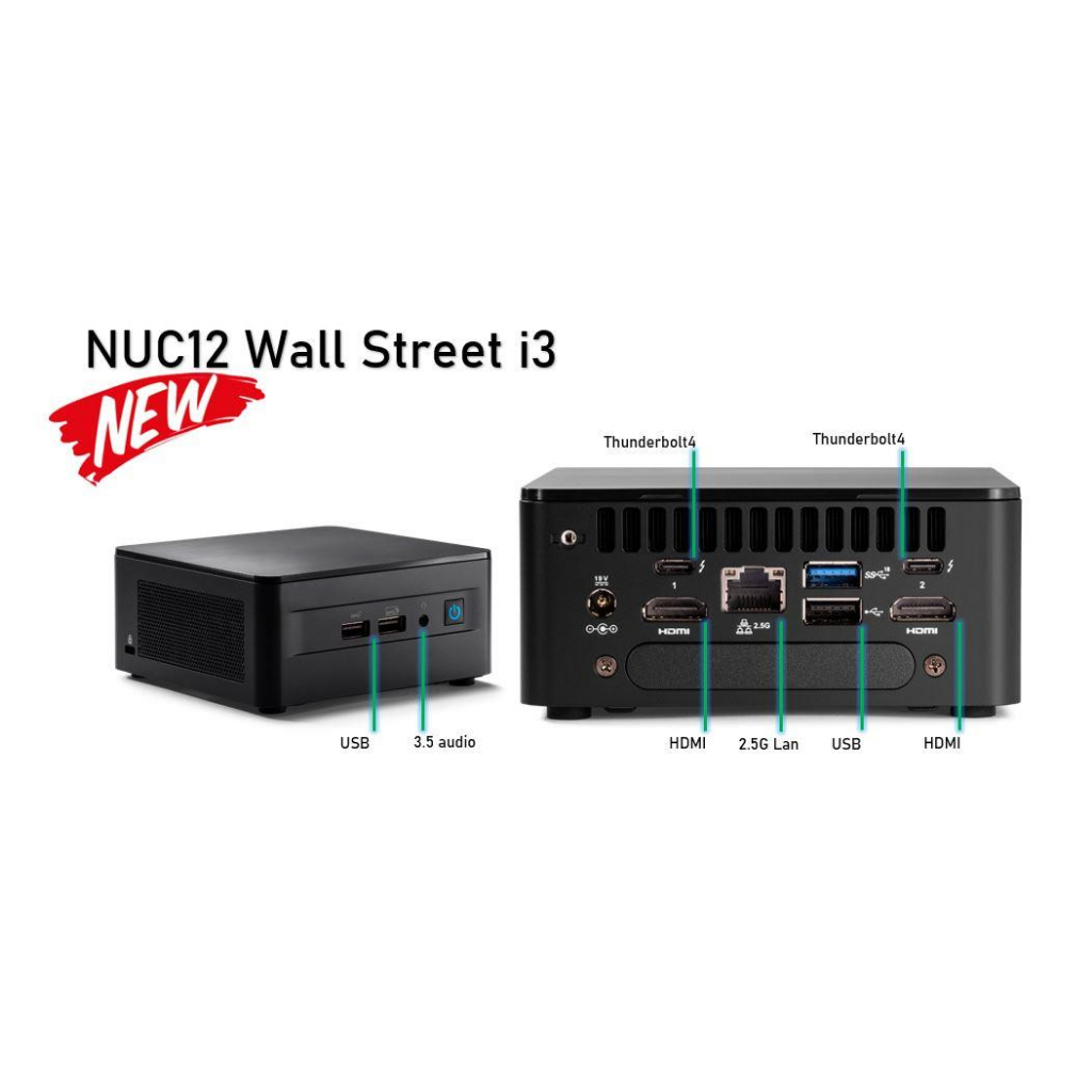 Intel RNUC12WSHI30001 Model : RNUC12WSHI30001 Intel NUC12 Pro Kit i5 ...