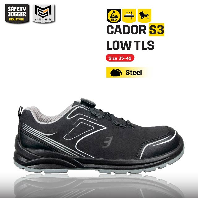 [ของแท้พร้อมส่ง] Safety Jogger รุ่น CADOR S3 LOW TLS รองเท้าเซฟตี้หุ้ม ...