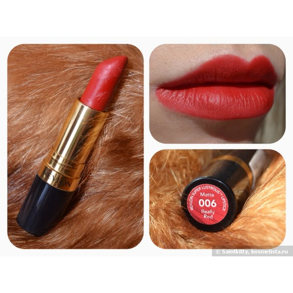 ลิปสติก revlon 006 really red แดงสวยมากกกก | Shopee Thailand