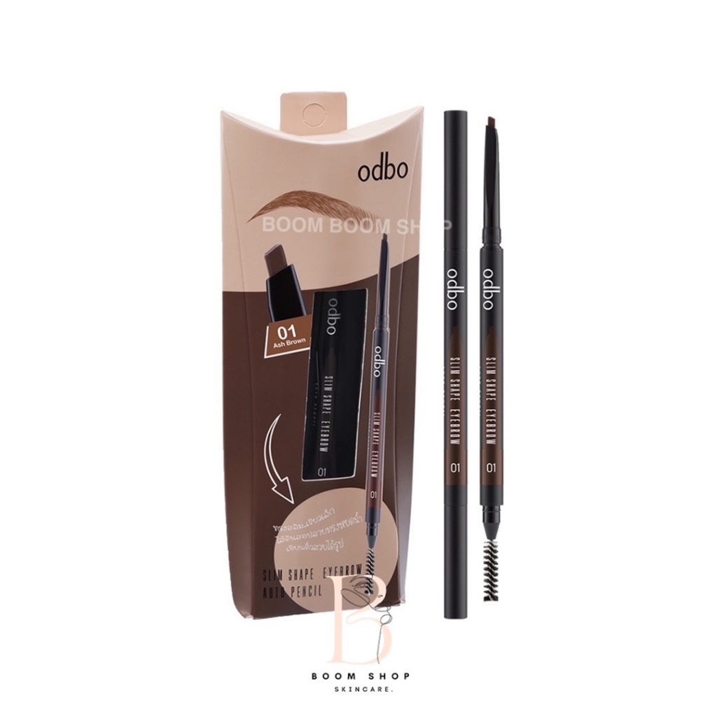 (OD703) Odbo Slim Shape Eyebrow Auto Pencil โอดีบีโอ สลิม เชป อายโบรว ออโต้ เพนซิล (1แท่ง ...