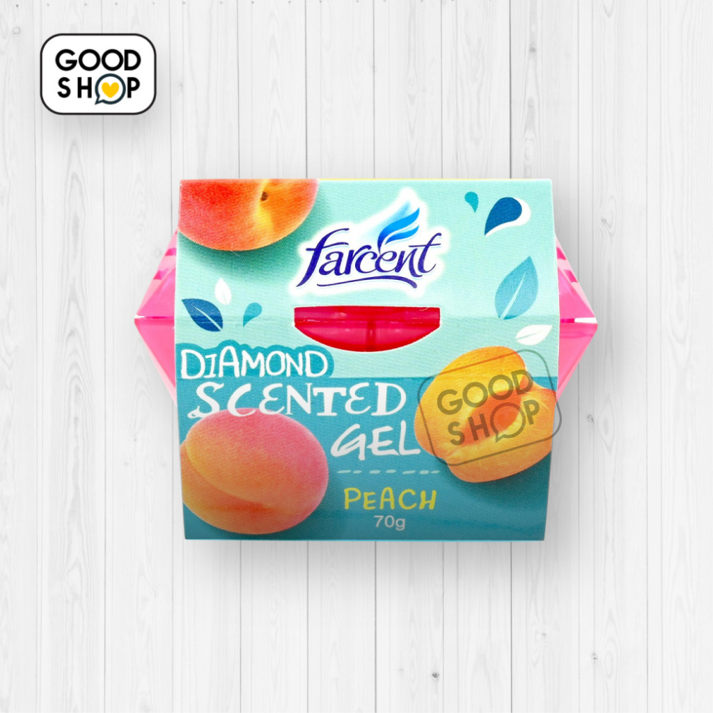 เซ็นเต็ดไดมอนด์เจล เจลน้ำหอมสร้างบรรยากาศ Farcent กลิ่น Peach - 70 กรัม ...