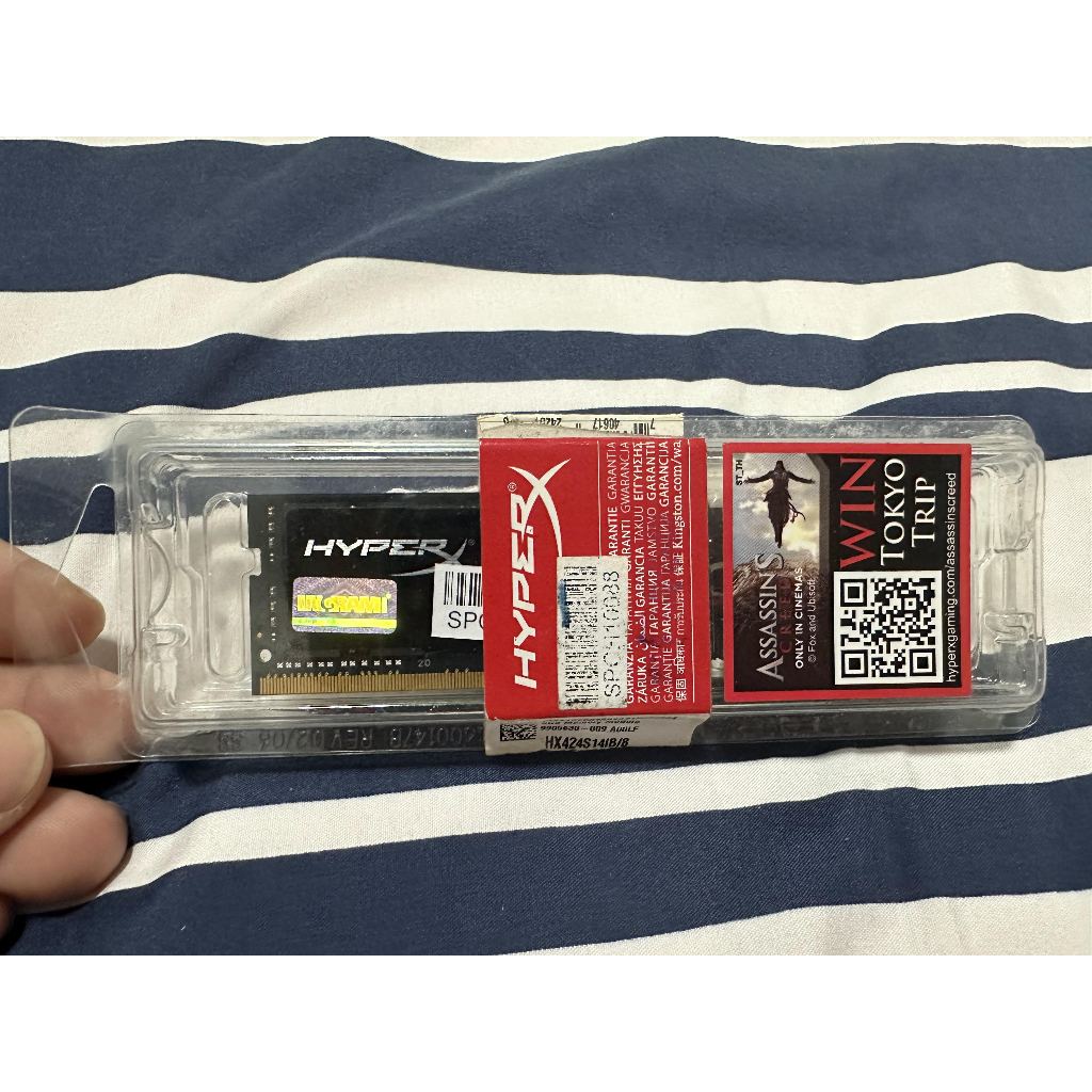 แรม Kingston Hyperx Notebook DDR4 8GB/2400Mhz | Shopee Thailand