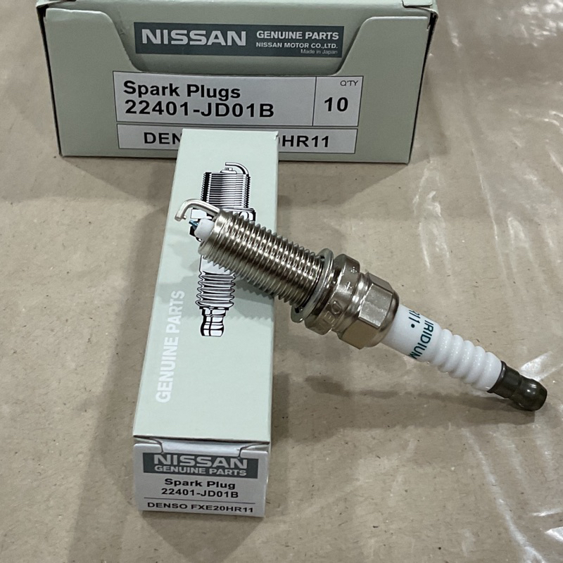 หัวเทียน Nissan March,Almera เบอร์22401-JD01B DENSO FXE20HR11 แท้เข็มสี ...