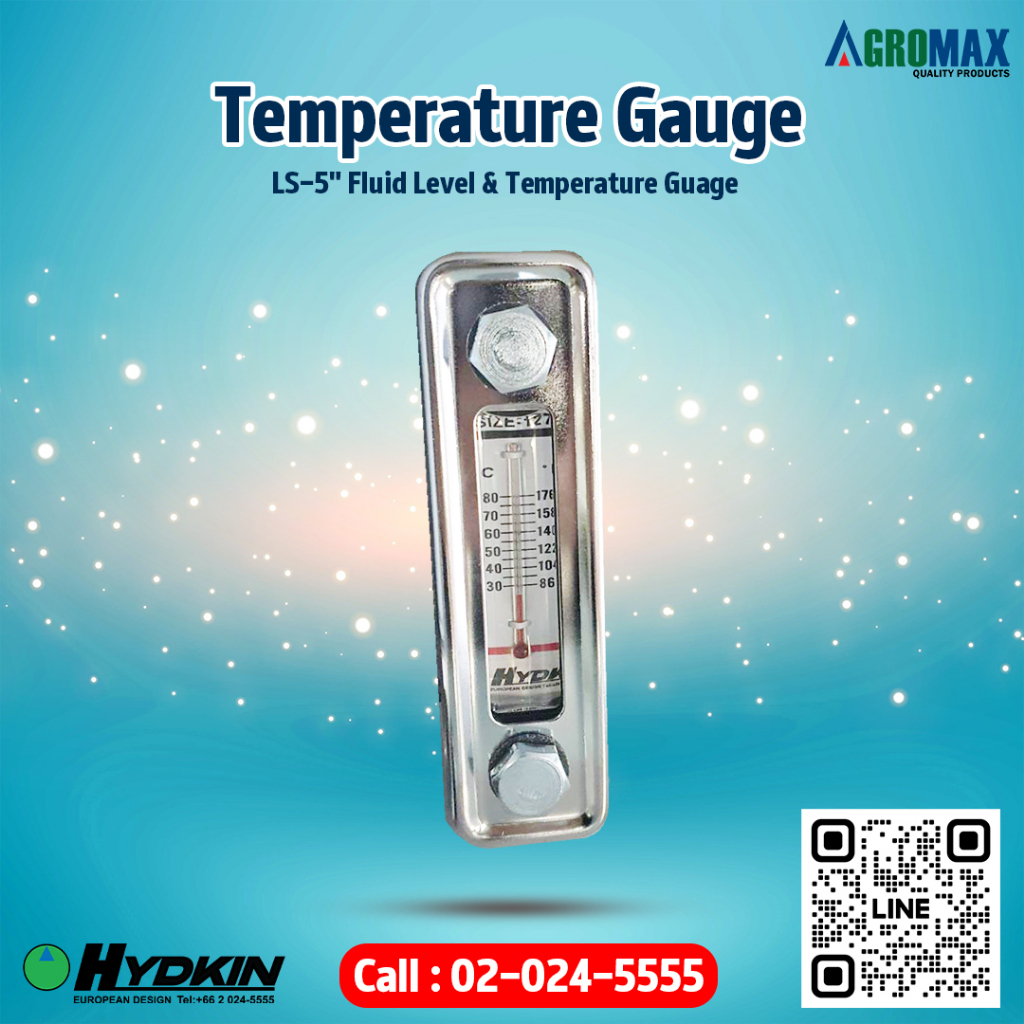 ที่วัดระดับน้ำมันไฮดรอลิค และอุณหภูมิ LS-5" Fluid Level & Temperature ...