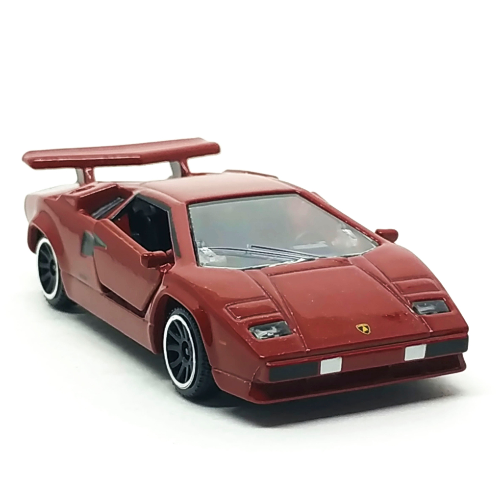 Majorette lamborghini Countach LP400 Dark Red ล้อ 5UBCL Scale 1/56 (8cm ...