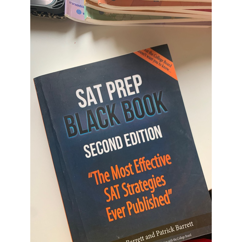 SAT prep black book second edition | Shopee Thailand