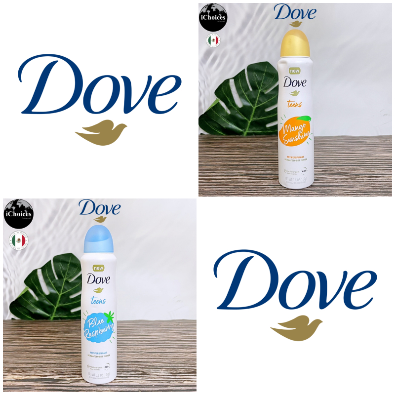 [Dove] Teens Dry Spray Antiperspirant Deodorant 107 g โดฟ สเปรย์ระงับ ...