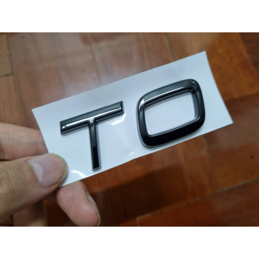 ราคาต่อ ชิ้น โลโก้ วอลโว่ ติดด้านหลัง สีดำ VOLVO T0 T3 T4 T5 T6 T8 V8 AWD car black logo fro ...