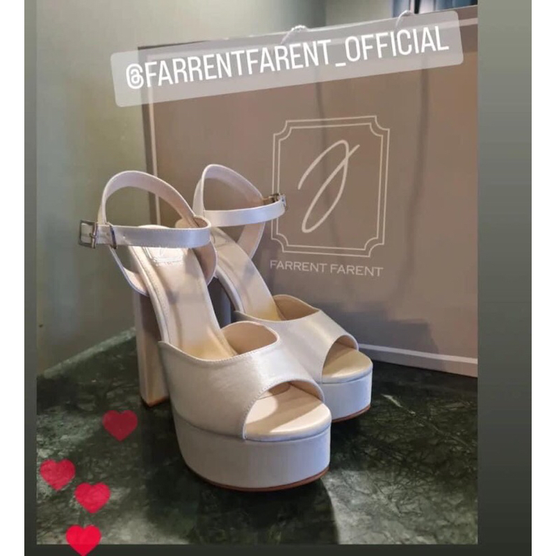 รองเท้าแบรนด์ farrent farent ไซส์37 เท้ายาว 23.5 สูง5.5นิ้ว ราคาเต็ม ...