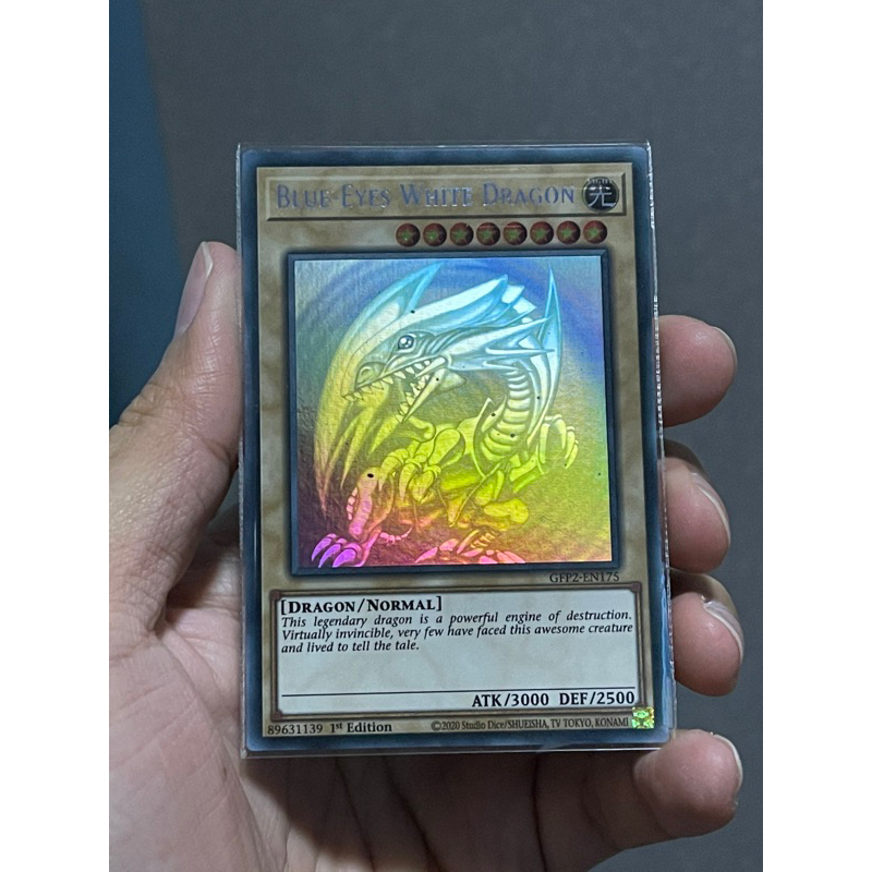 Yugioh Blue Eyes White Dragon Holographic Rare (TCG) | Shopee Thailand