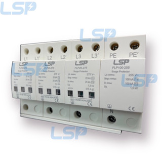 SPD อุปกรณ์ป้องกันไฟกระชาก ยี่ห้อ LSP รุ่น FLP25-275/3S+1 Type 1+2 Iimp 25 kA | Shopee Thailand