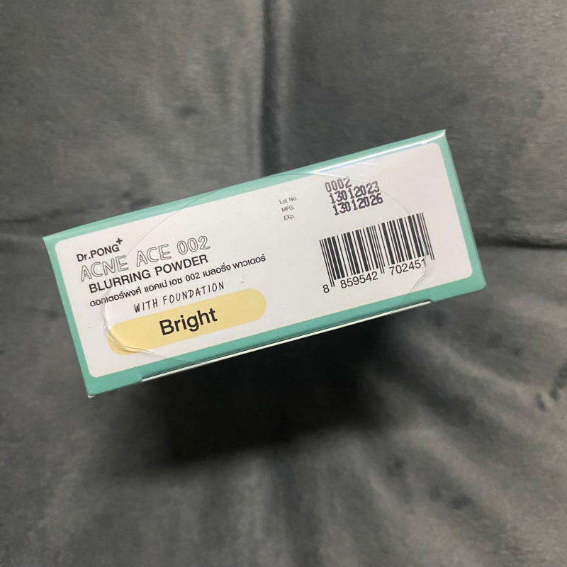 พร้อมส่ง แป้ง Dr.PONG ACNE ACE 002 แป้งผสมรองพื้น สูตรลดสิว รุ่นใหม่ ...