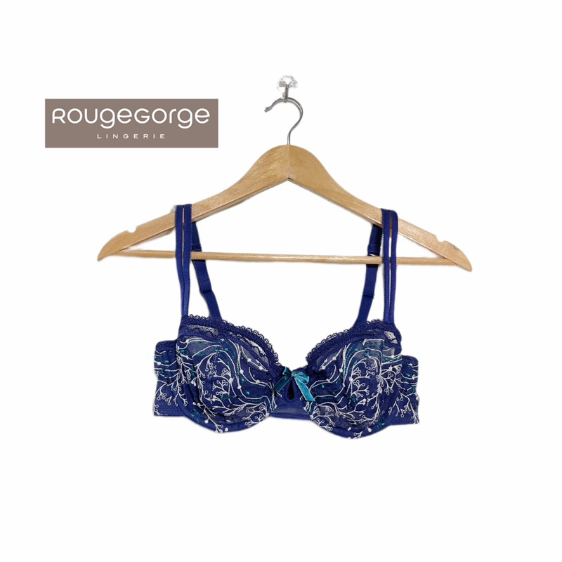 Rouge Gorge(รูจ จอร์จ)Braแบรนด์ดังฝรั่งเศสเสื้อชั้นในลูกไม้ซีทรูงานปัก ...