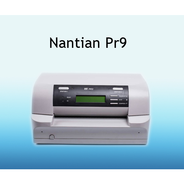 เครื่องพิมพ์สมุดเงินฝาก เครื่องพิมพ์เช็ค สมุดทะเบียนเกษตรกร Passbook printer Nantian รุ่น PR9 ...
