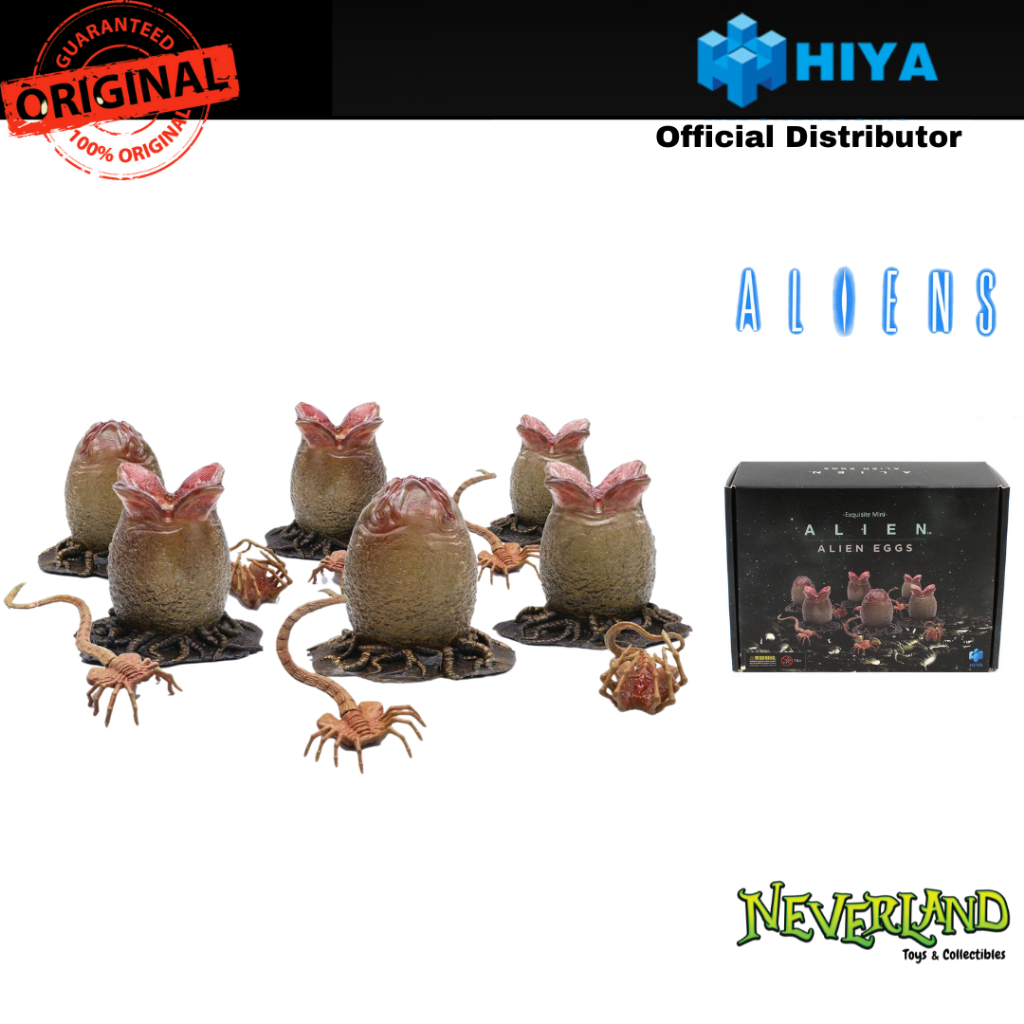 Hiya Toys ALIEN - Xenomorph Egg & Facehugger set Action Figure ...