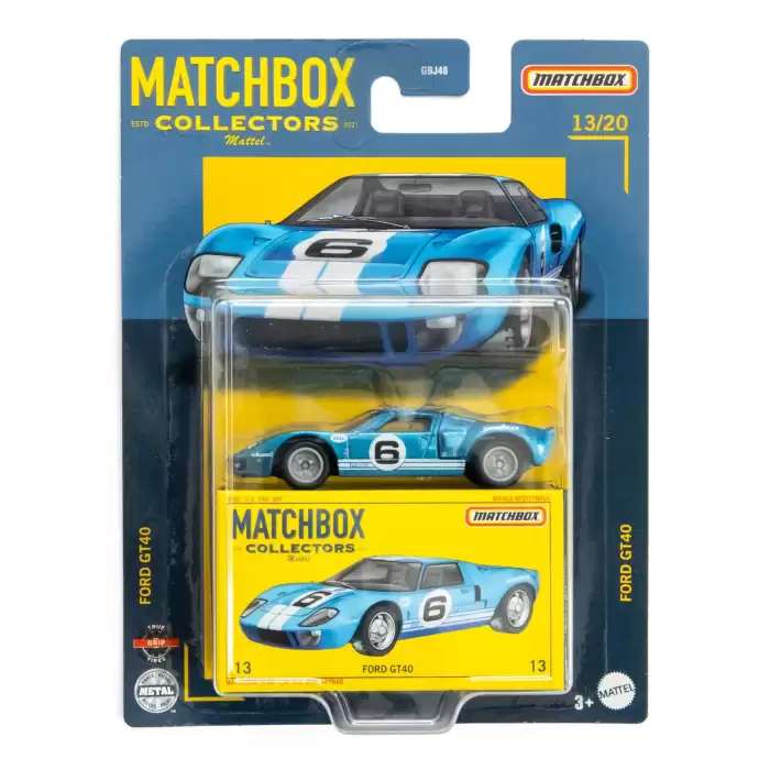 Matchbox 1/64 Collectors No.13 Ford GT40 HFL91 | Shopee Thailand