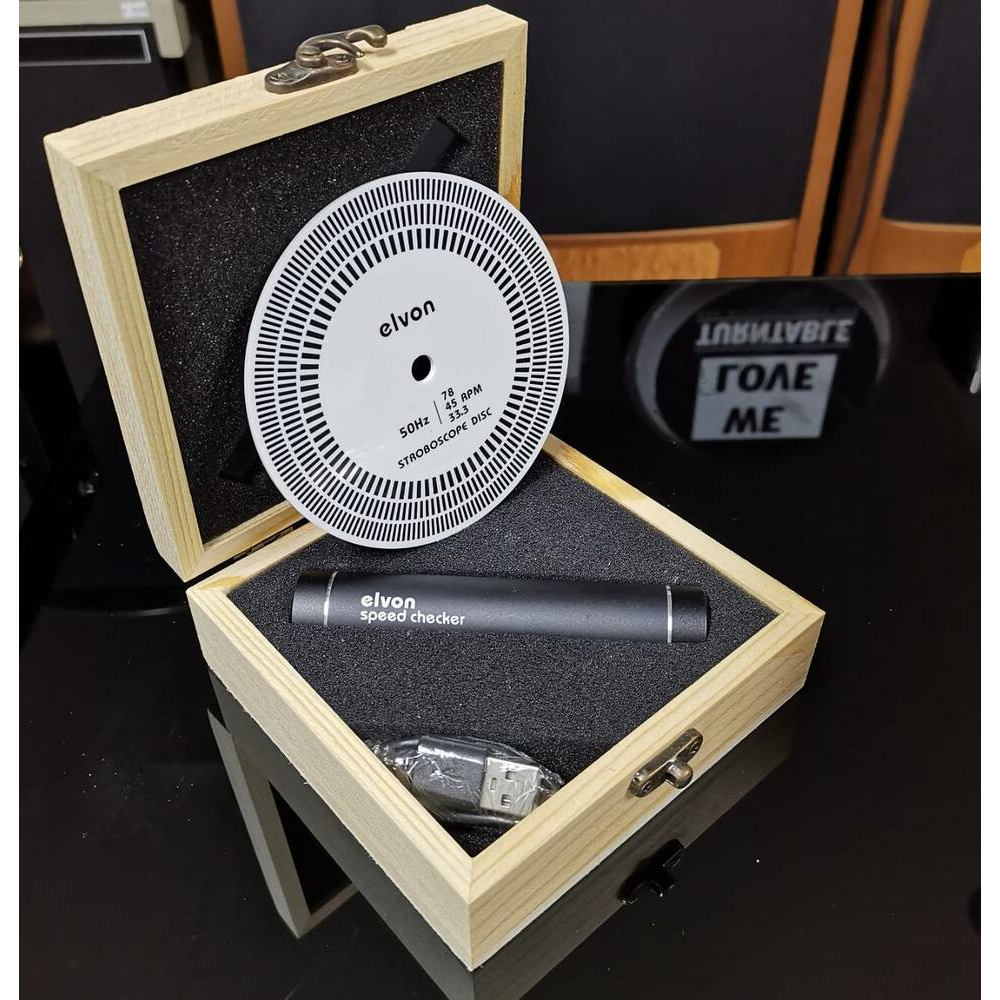 ไฟวัดรอบเครื่องเล่นแผ่นเสียง Elvon Speed Checker (New) | Shopee Thailand
