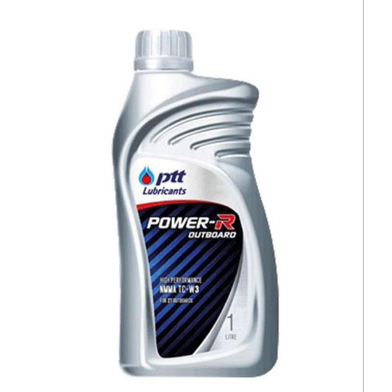 PTT POWER-R OUTBOARD ( 1ลิตร x6แกลลอน) น้ำมัน เหมาะสำหรับเครื่องยนต์ ...