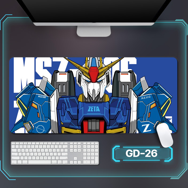 แผ่นรองเมาส์ GUNDAM Mouse Pad เกมส์มิ่ง ขนาดใหญ่ 800 x 300 x 4 มม. แผ่น ...