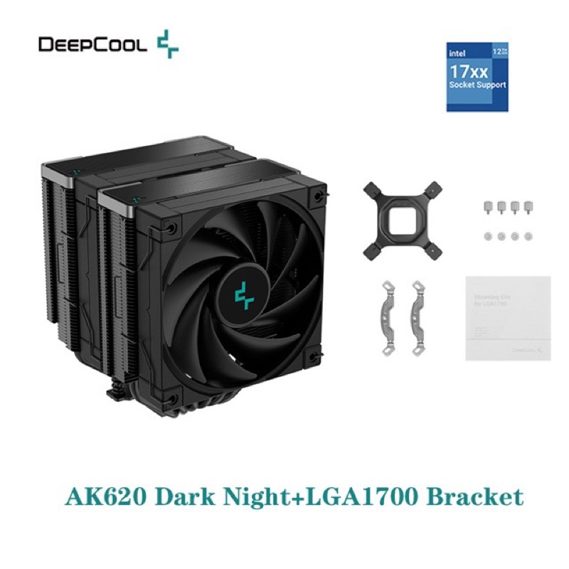Deepcool AK620 Dark Night+LGA1700 Bracket | Shopee Thailand