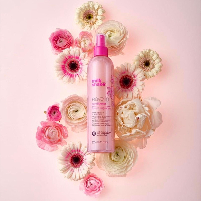 MILK SHAKE LEAVE IN CONDITIONER FLOWER 350 ML.ทรีทเม้นท์เนื้อสเปรย์สูตร ...