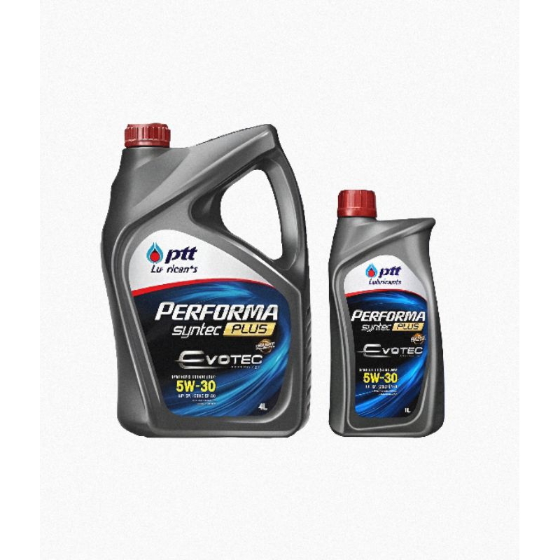 PTT Performa Synthetic Plus 5W-30 ( 4+1L x4 แกลลอน ) น้ำมันเครื่อง รถยนต์ เบนซิน | Shopee Thailand