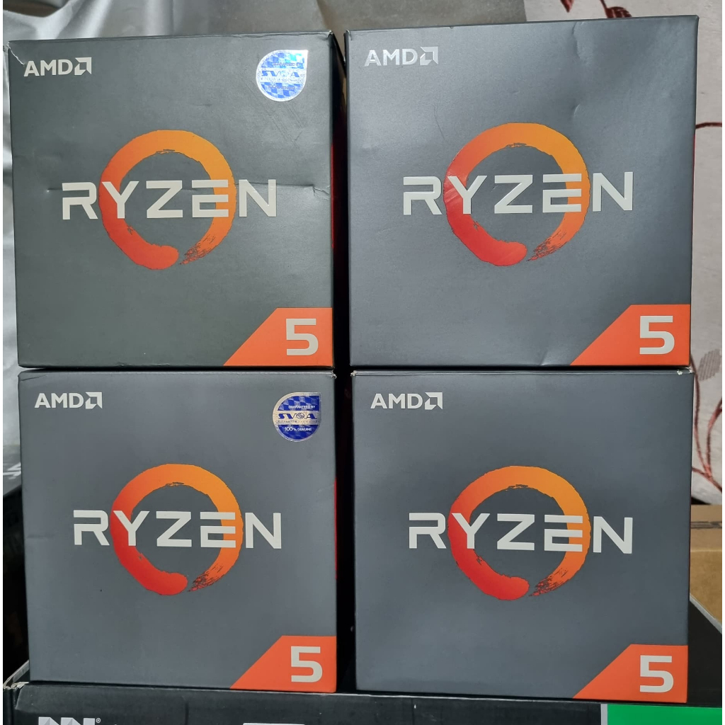 CPU AMD RYZEN 5 1600 / RYZEN 5 2600 6C/12T มือ2 ครบกล่องใช้งานปกติ ...
