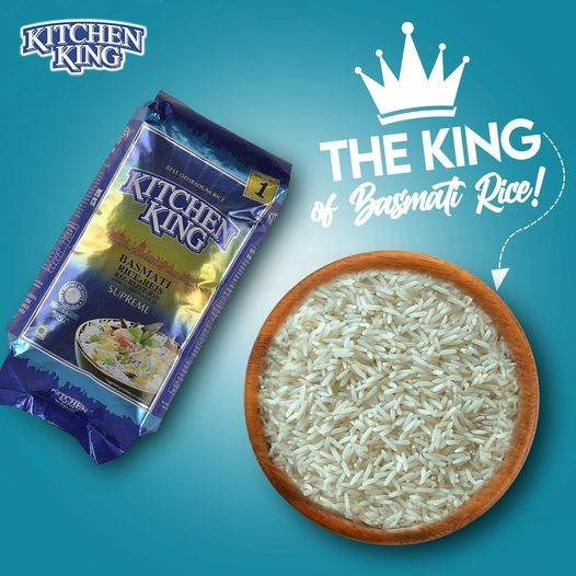 ข้าวบาสมาติ KITCHEN KING Supreme Basmati Rice 5KG 1121 (Basmati Rice ...