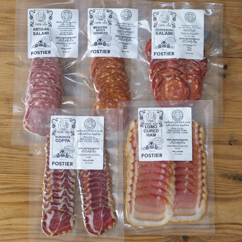 Mix 500g Pack Charcuterie Cold Cuts Salami Pepperoni Lomo Coppa Chorizo ...