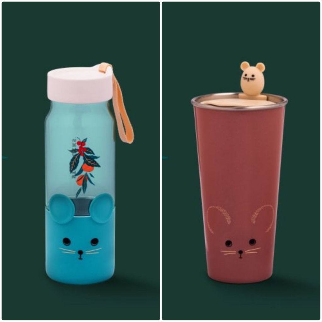 Starbucks Rat 2020 Stainless Steel Rat Face with Stopper Tumbler 16 oz ...