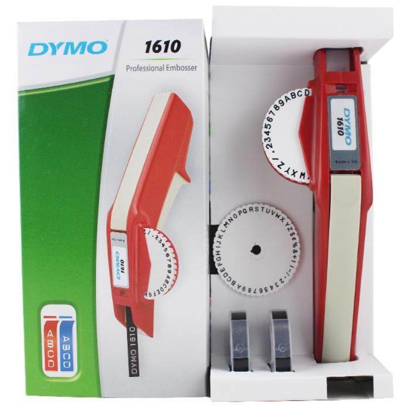 Dymo เครื่องปั๊มอักษร รุ่น 1610 สีแดง#1610 [S24] | Shopee Thailand