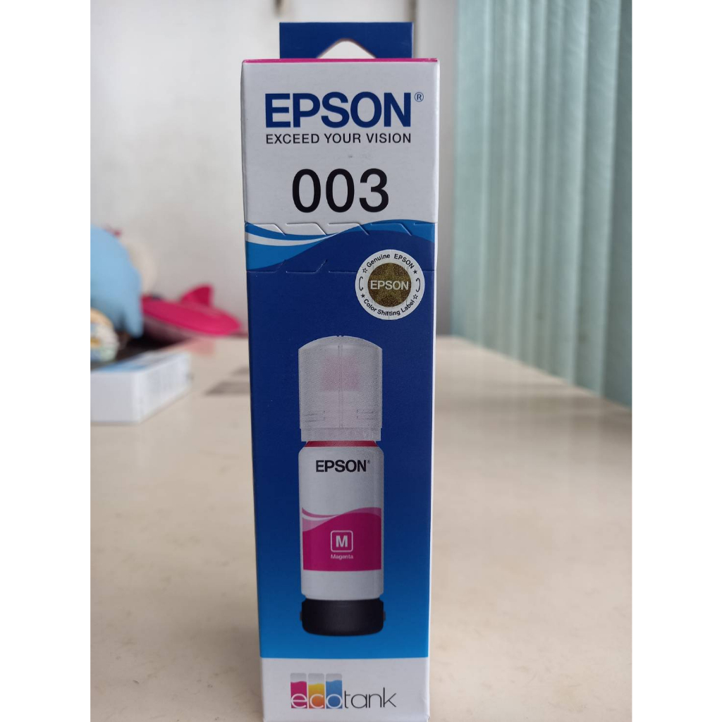 Epson 003 Magenta สีม่วงแดง T00V300แท้ศูนย์ของใหม่คุณภาพ100%EPSON L3110 ...