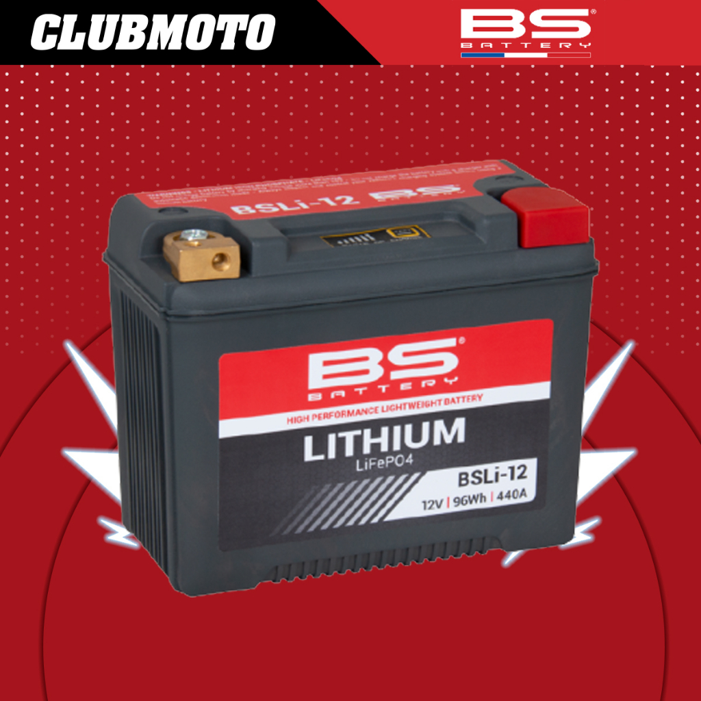 แบตเตอรี่มอไซค์ BS BATTERY LITHIUM BSLI-12 | Shopee Thailand
