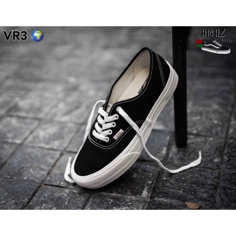 Vans Authentic Vr3 Marshmallow Black | Shopee Thailand