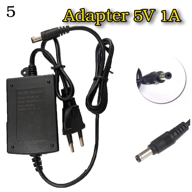 Adapter 5V 1A / 2A อะแดปเตอร์ 5V กระแส 1-2 A AC/DC 0910 Adapter ขนาด 5V/1A , 5V/2A หัวเล็ก ...
