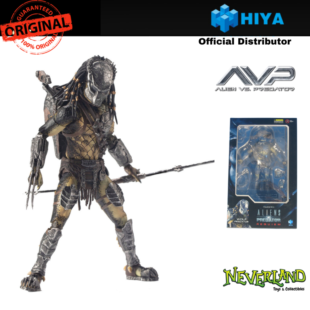 (SOLD OUT) Hiya Toys AVPR Wolf Predator Action Figure Exquisite Mini ...