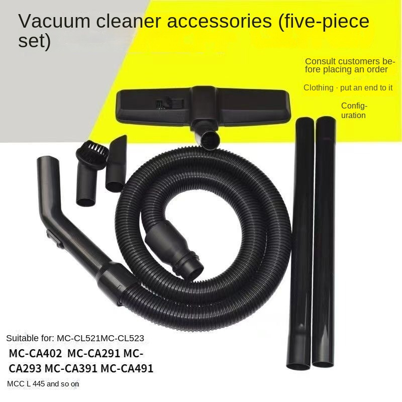 ☜ ♣ เหมาะสำหรับ Panasonic อุปกรณ์เสริมเครื่องดูดฝุ่นท่อปลายท่อครบชุด MC-CA291 MC-CA293 MC-CL521 ...