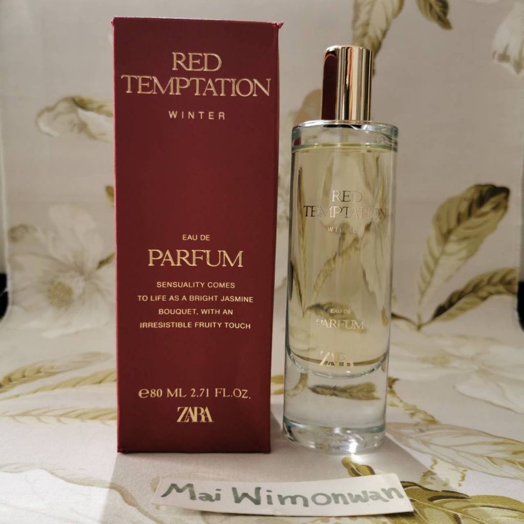 น้ำหอมแท้ ส่งต่อ Zara red temptation winter | Shopee Thailand