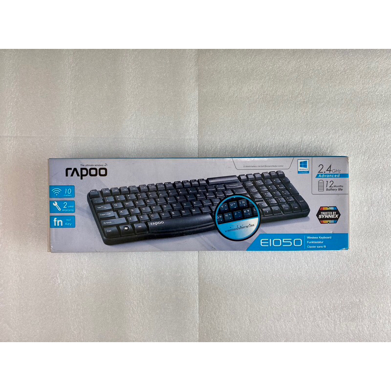 คีย์บอร์ดไร้สาย Rapoo e1050 สินค้าใหม่ ลดราคา ถูกมาก | Shopee Thailand