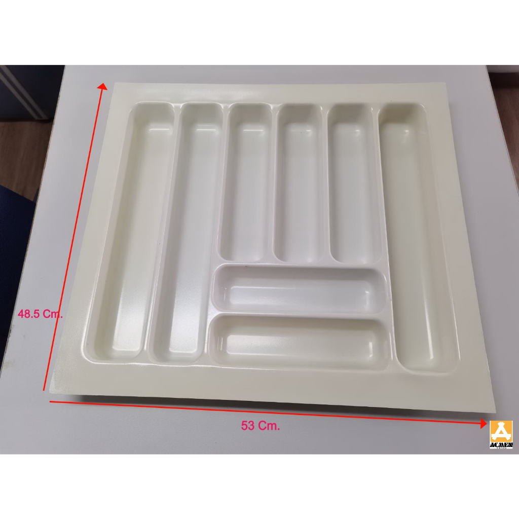 ถาดเก็บช้อนส้อม ที่ใส่ช้อนส้อม ตะเกียบ สีไข่ไก่ ที่ใส่อุปกรณ์ครัว ACMEN ทนทาน ราคาประหยัด ...