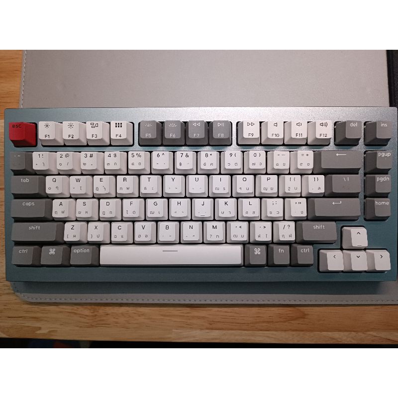 Keychron Q1 QMK Custom Mechanical Keyboard ( Gateron Red) | Shopee Thailand