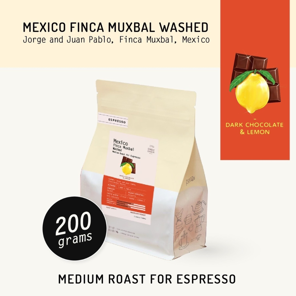 Mexico Finca Muxbal Washed - Medium Roast (Specialty Coffee) | Shopee ...