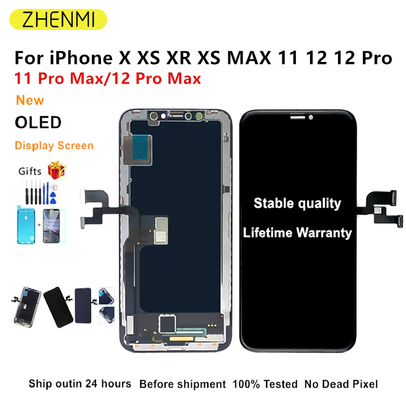 LCD Display จอ+ทัช หน้าจอใช้สำหรับ iX Xs xs max xr 11pro 11pro Max iX ...