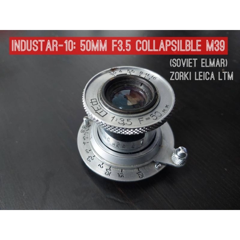 Industar-10: 50mm f3.5 collapsilble Leica LTM มือสอง ถูกที่สุดแล้ว ...