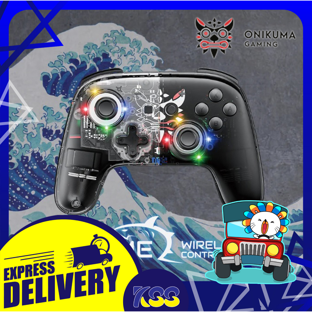 จอยเกมไร้สาย จอยราคาถูก Onikuma Gaming Wireless Joystick Sa-me รองรับ ...