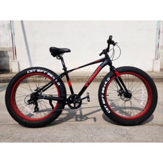 TRINX T106(ส่งฟรีทั่วไทย ผ่อน0%) จักรยานล้อโต 26×4 นิ้ว เกียร์ SHIMANO ...