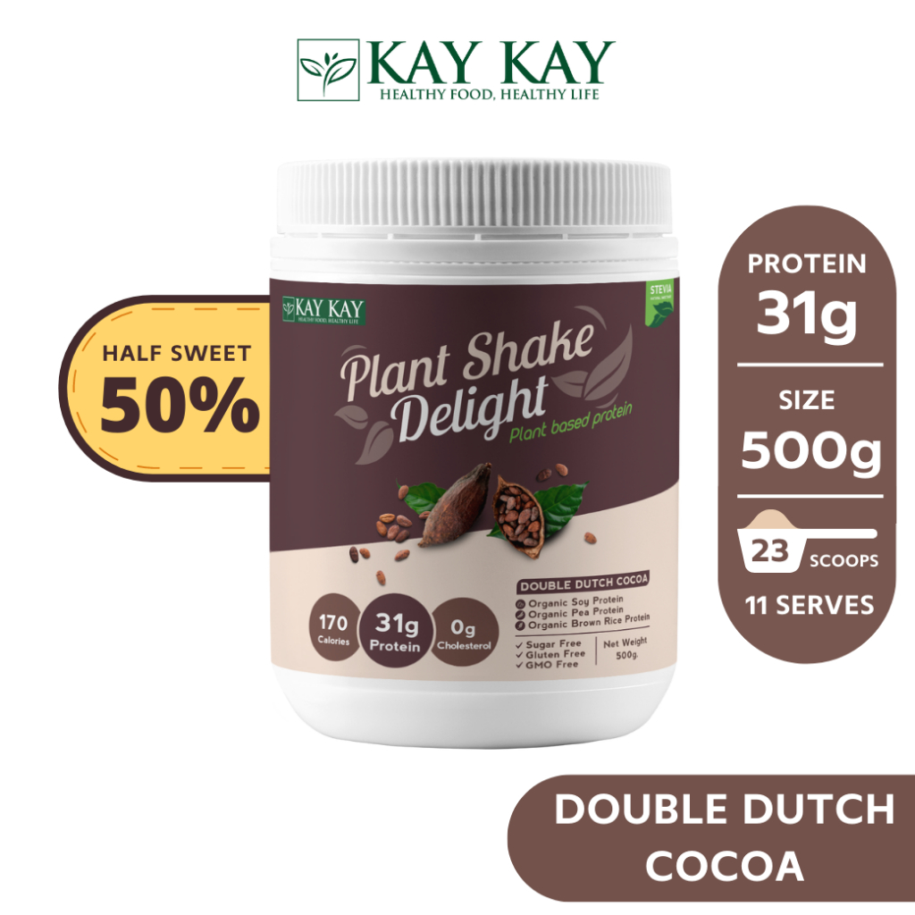 KAY KAY Plant Shake Delight Plant Based Protein โปรตีนจากพืช รสดับเบิ้ล ...