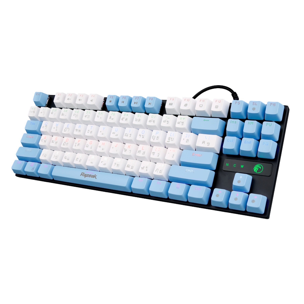 คีย์บอร์ดเกมมิ่ง Razeak RK-X61 & RK-X62 TKL Mechanical Keyboard ...